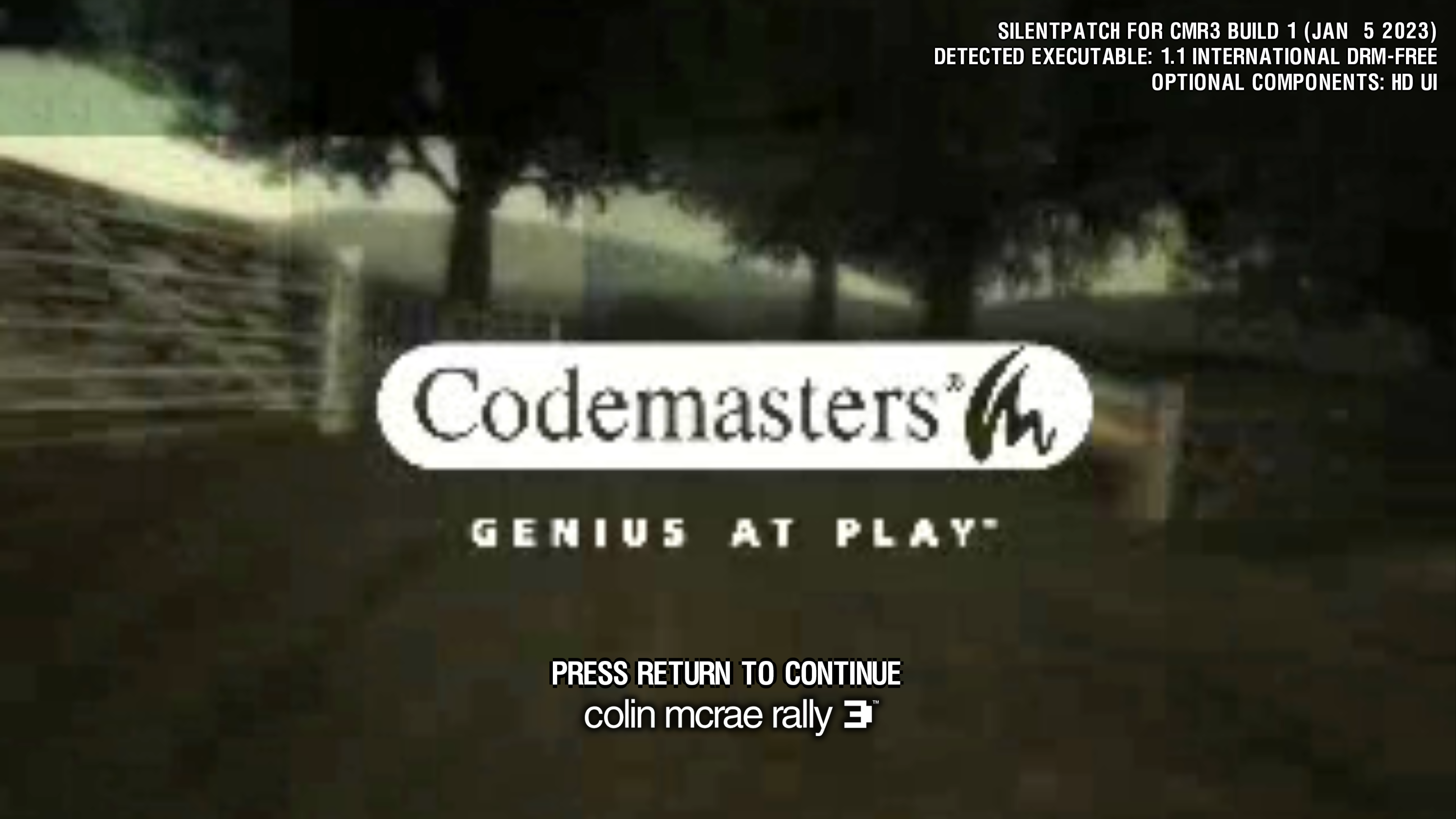CMR3 HD UI Screenshots